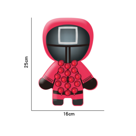 China Kawaii pop it fidget toy squid game fidget spinner push pop ...