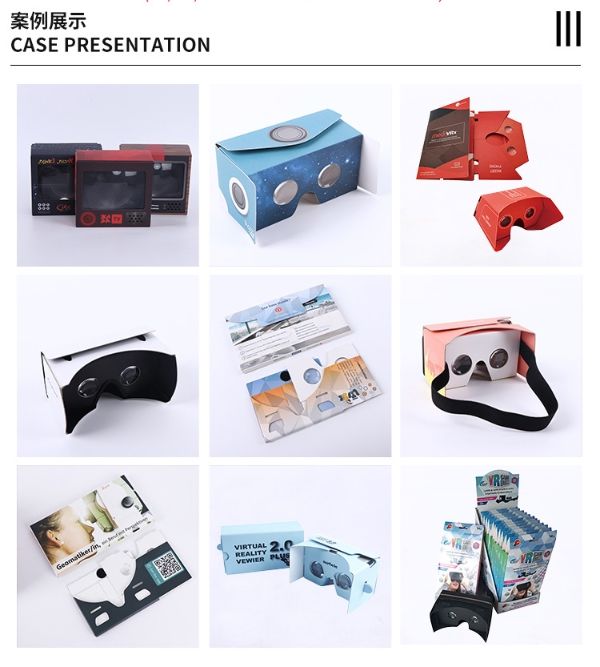 China Nice printing virtual reality viewer google 3d cardboard vr on ...