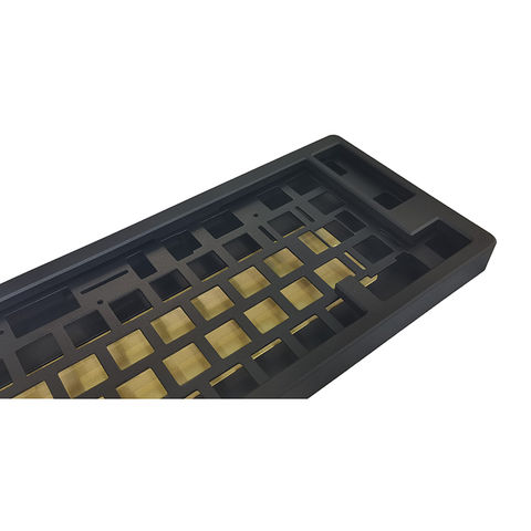 China High end custom 100%/80%/60% key keyboard brass aluminum ...