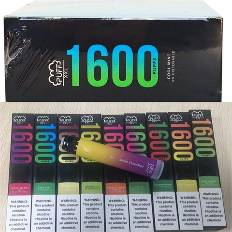 China Puff Plus 5% NIC 1600puffs disposable vape HOT SELLING on Global ...