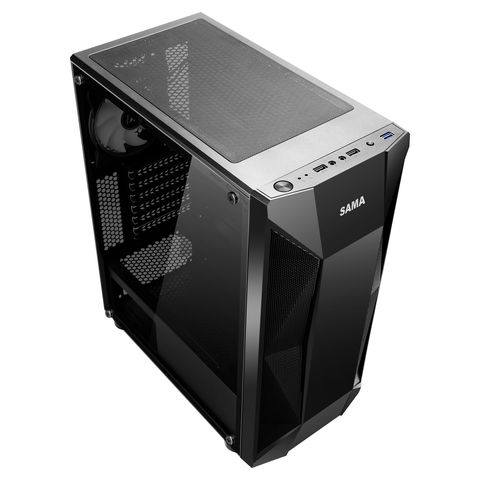 China AOJIE 3409 plastic mesh pc case computer high quality gaming ...