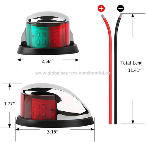 China Boat Signal Light HOMFUL Waterproof Navigation Lights Boat LED ...