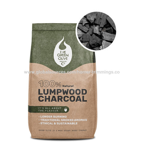 China BBQ Kraft paper Charcoal Briquette packaging bags on Global ...