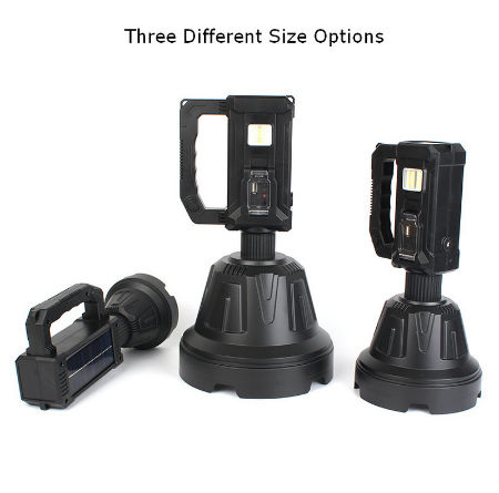 2500Lumen Multi-function Portable Searchlight with Power bank,Red/blue ...