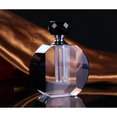 China 40ml empty transparent round shape perfume bottle on Global ...