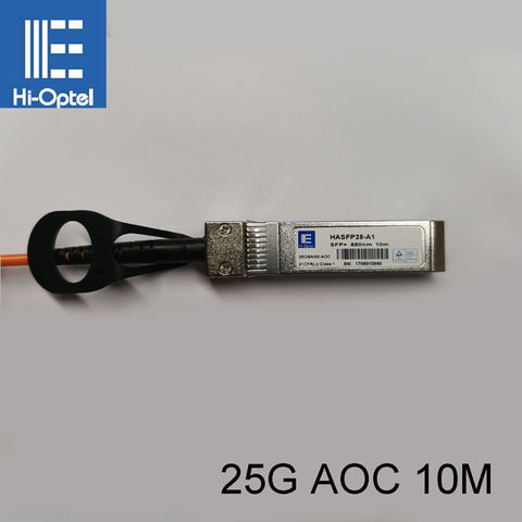 China Hi-Optel 25Gb/s SFP28 AOC Optical Transceiver HASFP28-X1 850nm ...
