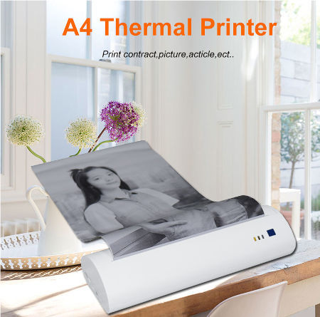 China A4 portable printer with free app and window drivers support A4 ...