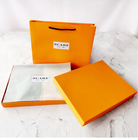 Spot elegant silk scarf package Gift Box Set World cover cardboard box ...