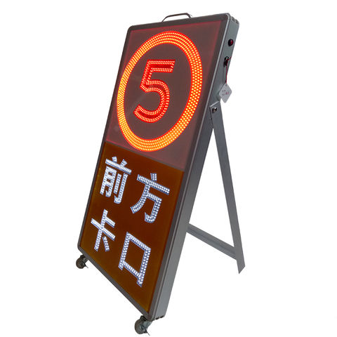 China Portable led display warning signs in hot sale on Global Sources ...