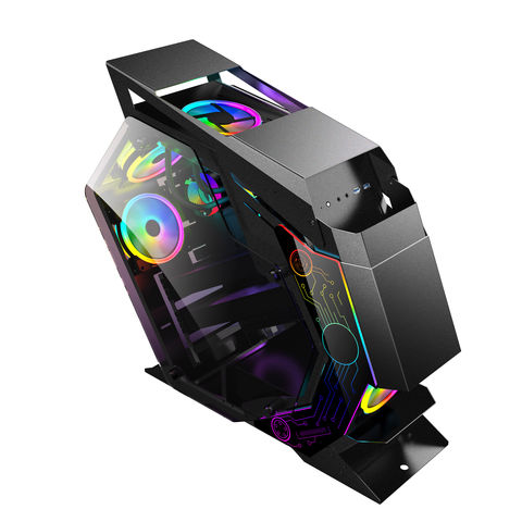 China Gaming Case PSU-Tunnel design with detachable PSU side cover on ...