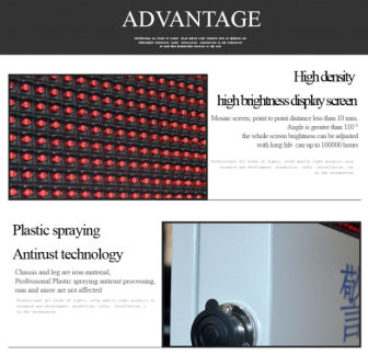 China High quality portable removable tripod led display warning signs ...