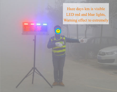 China High quality portable removable tripod led display warning signs ...