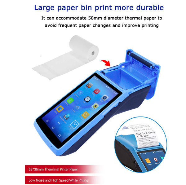 China 58mm PDA POS Handheld device Pos terminal built in thermal ...