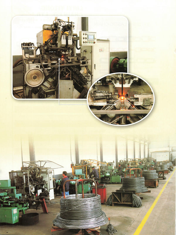 China MACM1996/2003/2010 Galvanized Welded Link Chain 1/4" to 3/4" U.S ...