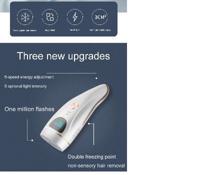 China IPL freezing point hair removal device for ladies on Global ...