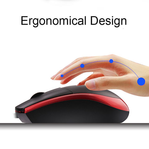 China 3 Buttons Optical Mice 1200DPI Wired Office Mouse Business Mice ...