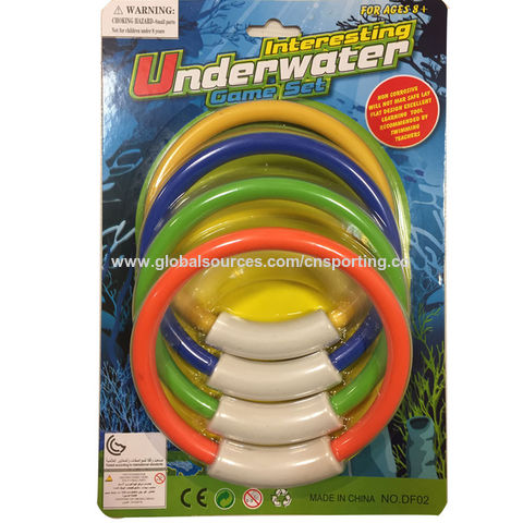 China Underwater Swimming Pool Toy Rings, Diving Toss Rings, (4pcs ...