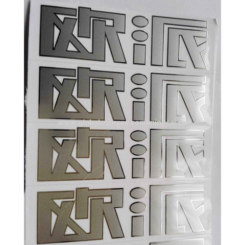 China Custom Electroplated Nickel label, UP metal label, Ultra-thin ...
