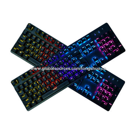 China Anti-ghost Wired Rgb Mechanical Gaming Keyboard For PC on Global ...