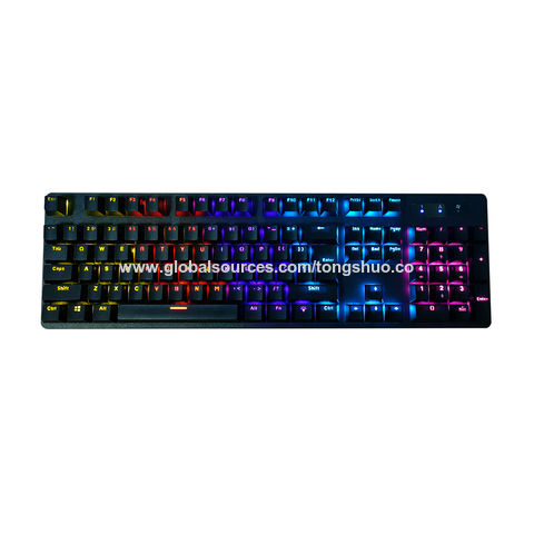 China Anti-ghost Wired Rgb Mechanical Gaming Keyboard For PC on Global ...
