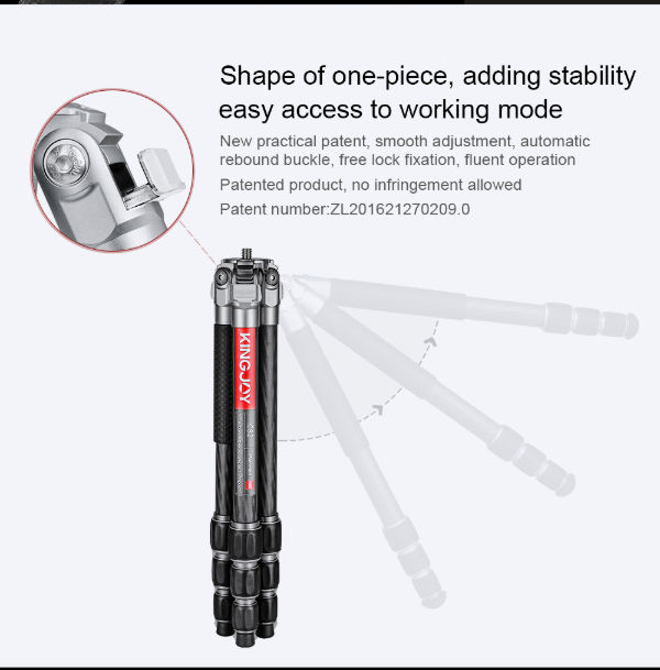 China Professional DSLR Camera Tripod KINGJOY C82 Lightweight and ...