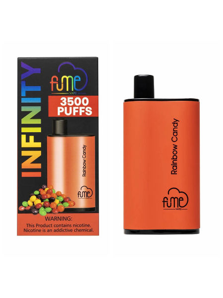 China Fume Infinity 3500 Rainbow Candy 5% Nicotine Vape Pen Disposable ...