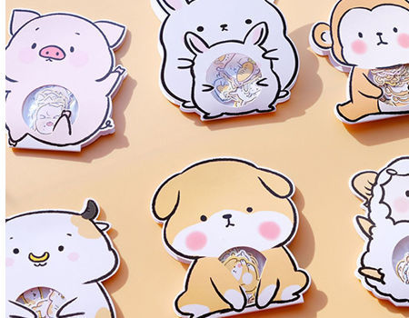 China Lovely illustration of national culture hand book DIY bagged ...