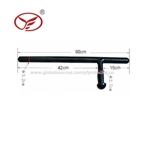 China T shape riot control baton police use,Ultra strong super light ...
