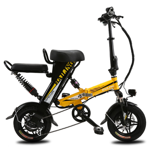 China 12 inch high configurations Little Dragonfly e bike foldable ...