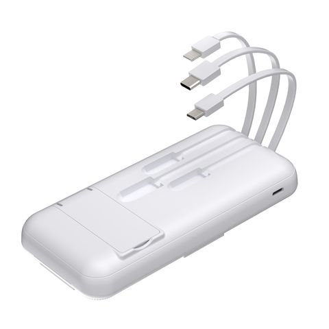 China 10000mAh Quick Charge with Built-in Three Cables and 15W Wireless ...