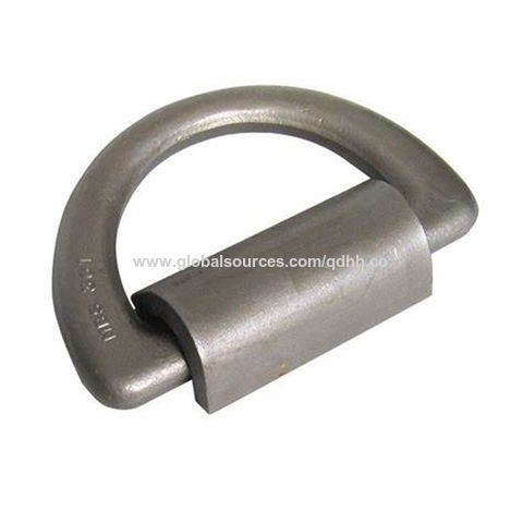 China Bent D-ring with wraps, forged carbon steel, self-colored on Global Sources,rigging ...