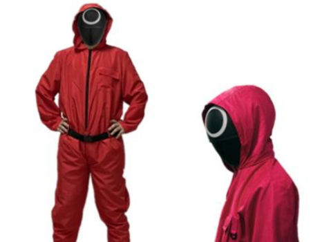 China Spot Halloween squid game cos clothing squidgame clothing ...