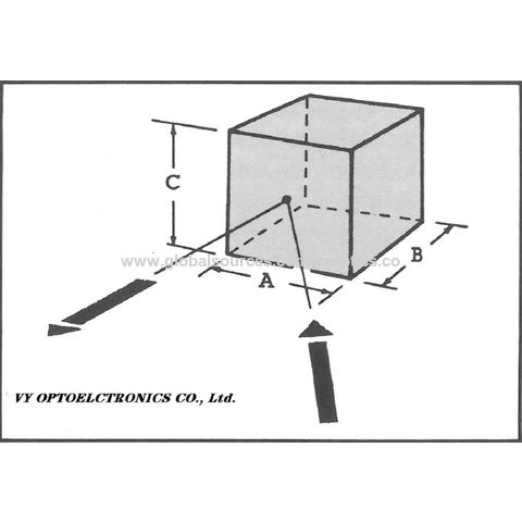 China Customized Optical Fused Silica/N-BK7 Glass Alignment Cubes ...