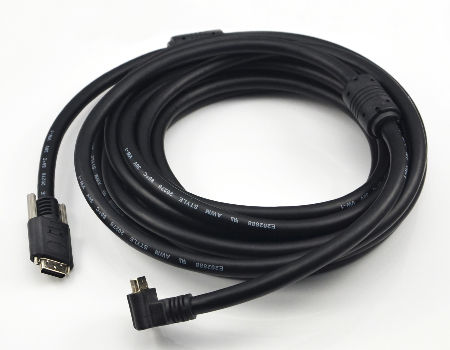 China AIA PoCL Power on Camera Link Flexible Cable SDR Left Angled to ...