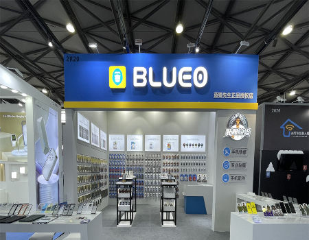 China Blueo 9H premium tempered glass silk printing full glue screen ...