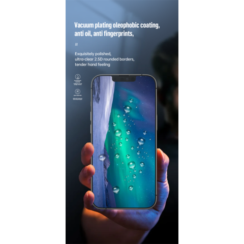 China Blueo 9H premium tempered glass silk printing full glue screen ...