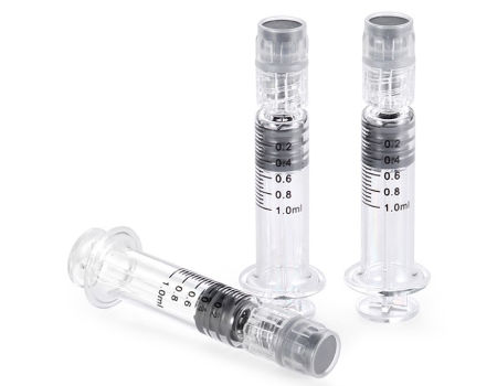 China 1ml Premium Vape Glass or Plastic Syringe Luer Lock With ...