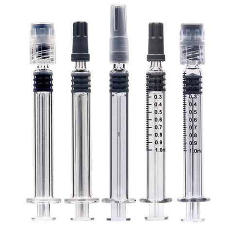 China 1ml Premium Vape Glass or Plastic Syringe Luer Lock With ...