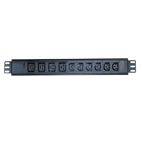 China Rack mount 8 ways IEC C13+hot plug SPD+current and votage display PDU power distribution ...