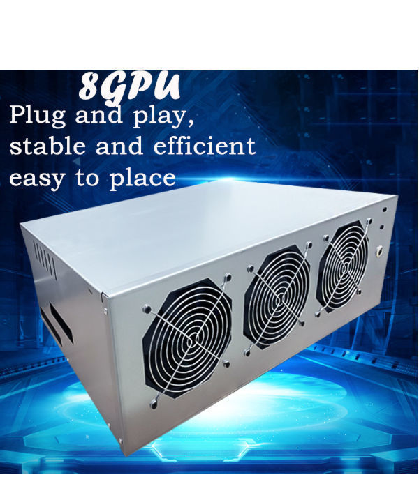 China Mining Rig Barebone System Case Rig Machine 8 GPU ETH Motherboard ...