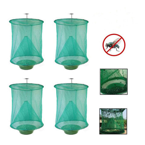 China Green Reusable Hanging Flycatcher Folding Fly Net Trap Fly ...