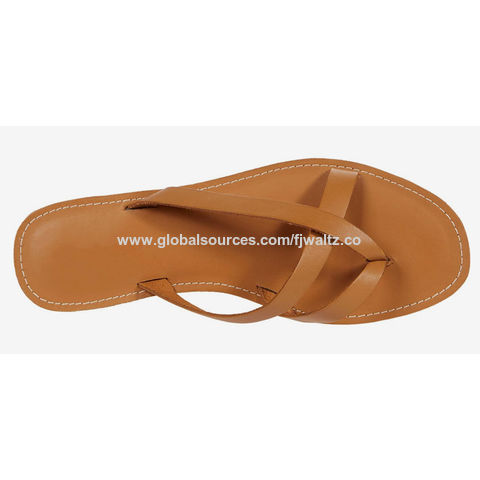 China Women's sandals, across toe thong sandals, flat sandals, lady ...