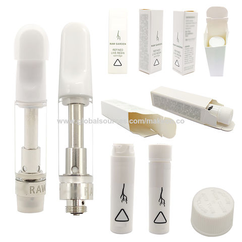 China Raw Garden Pure Cart Vape Tank Glass Cartridge Ceramic 1.0ml ...