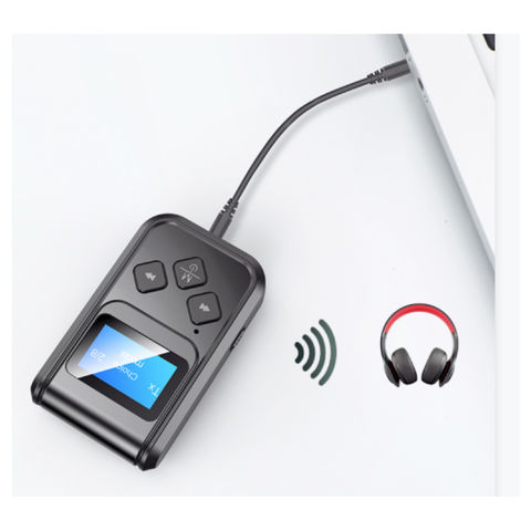 China T15 LCD Digital Display Audio Adapter Hands-Free Speaker Receiver ...