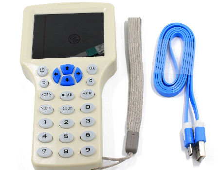 China 125khz 13.56mhz High quality encrypted RFID card copier machine ...