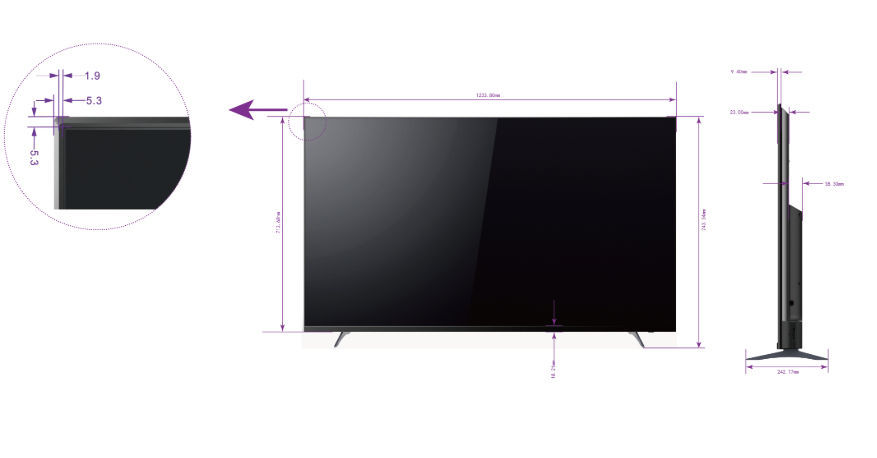 KTC 55-inch Smart Ultra HD TV 55E LED TV/Smart TV/Television, KTC E ...