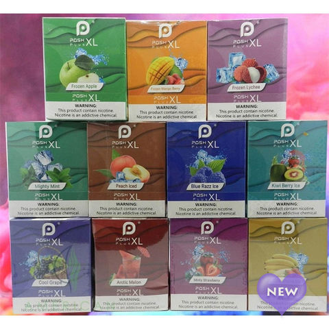 China Hot Posh Plus XL 1500 Puffs Disposable Vape Pen 5ml Cartridge Pre ...