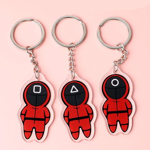 China Hos Selling Squid Game Acrylic Key Chains with All Shapes and ...