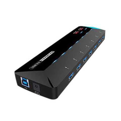 China Superspeed 7 Port USB 3.0 Hub with 5V4A DC Power Adapter, 2 Smart ...
