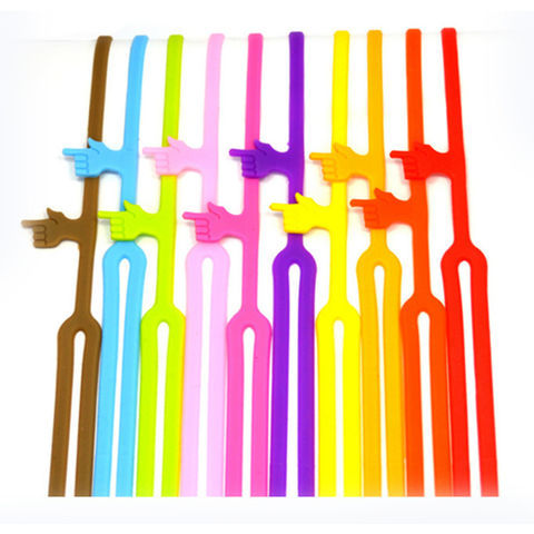 China Silicone bookmarks Finger Design High-strength Binding Rope ...